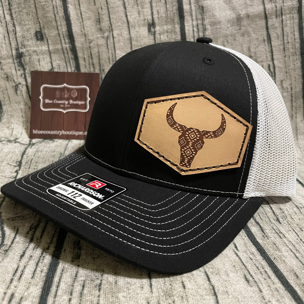 Aztec Cow Leather Patch – Blue Country Boutique